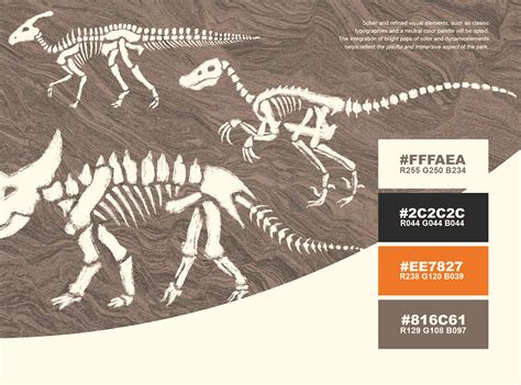 Deinos Paleontological Park Visual Identity Behance