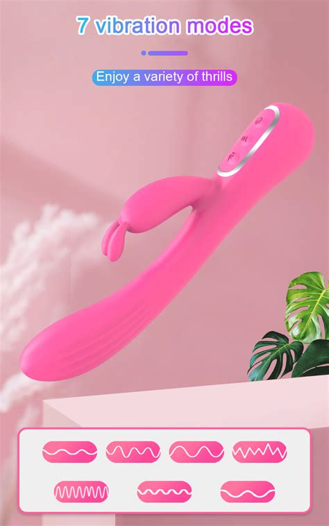 7 Frequencies Rabbit Vibrator With 42°c Heating V8 Touchhoney