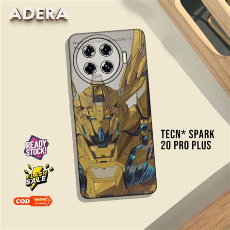 {ad 02} Case Hp Tecno Spark 20 Pro Plus 2024 Terbaru Softcase Lentur