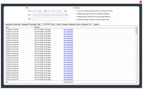Screenshots Of The Best Keylogger