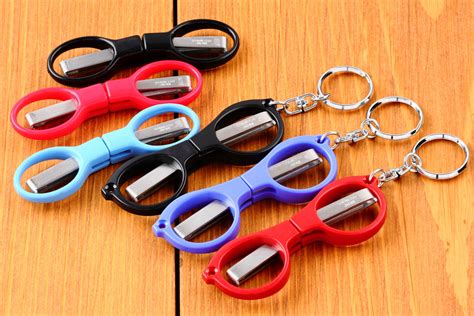 V Road Portable Folding Scissor Red — Product Of U Japan