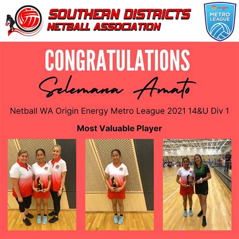 Sdna Would Like Southern Districts Netball Association