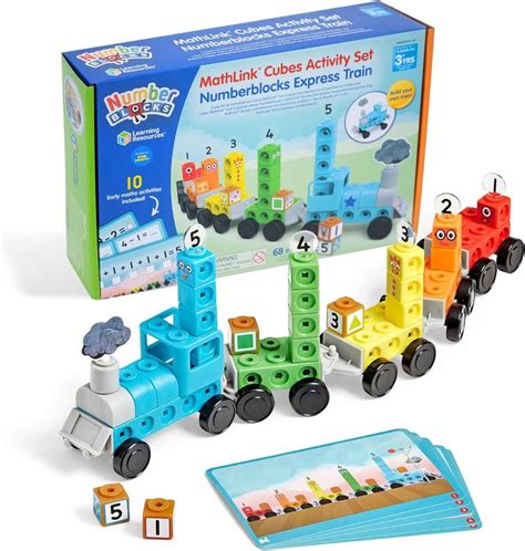 Learning Resources Mathlink Cubes Activity Set Numberblocks Express Train Age 3 4 5 6 Play