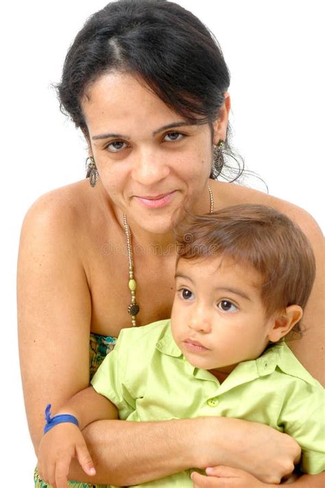 Mutter Und Sohn Stockfoto Bild Von Lustig Liebe Auge 1548400