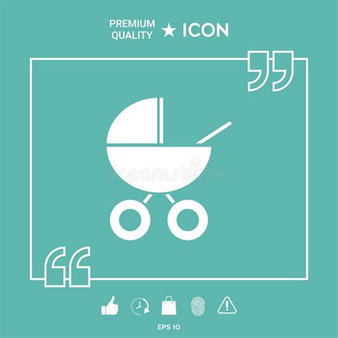 Icono Del Carro De Bebé Ilustración Del Vector Ilustración De