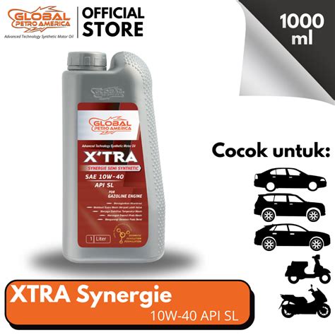 Jual Gpa Xtra Synergie Sae W Api Sl Untuk Mobil Bahan Bakar Bensin Shopee Indonesia