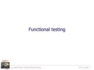 PPT Understanding Functional Testing PowerPoint Presentation Free Download ID