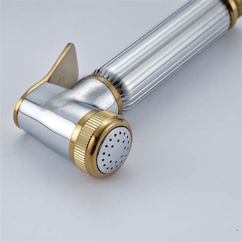 2019 Chrome And Golden Hand Held Toilet Plating Spray Nozzle Sprinkler