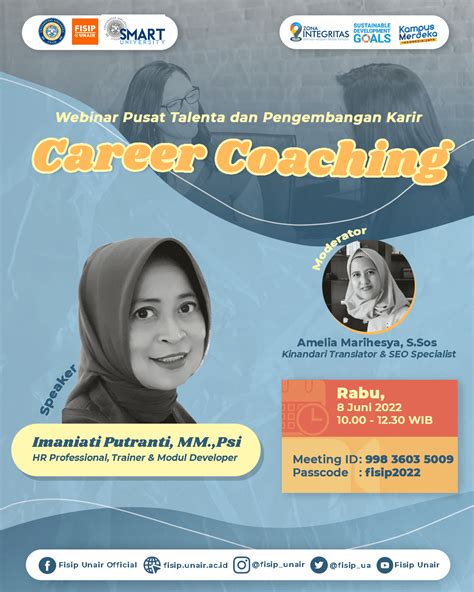 Webinar Career Coaching Fakultas Ilmu Sosial Dan Ilmu Politik Fisip Universitas Airlangga