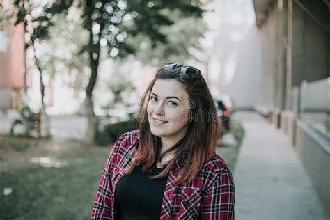 Cute European Woman Looking At Camera Stock Photo Image Of Emotion Female 123989162