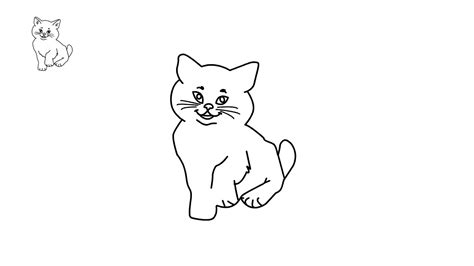 Как да нарисуваме сладко коте 😺 Рисуване на домашен любимец Youtube