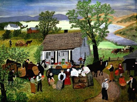 모지스 할머니 Grandma Moses 할머니의 따뜻하고 다정한 그림 네이버 블로그