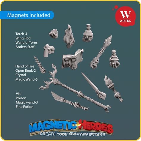 Части для миниатюр Magnetic Heroes: The Magic Advanced – купить ...
