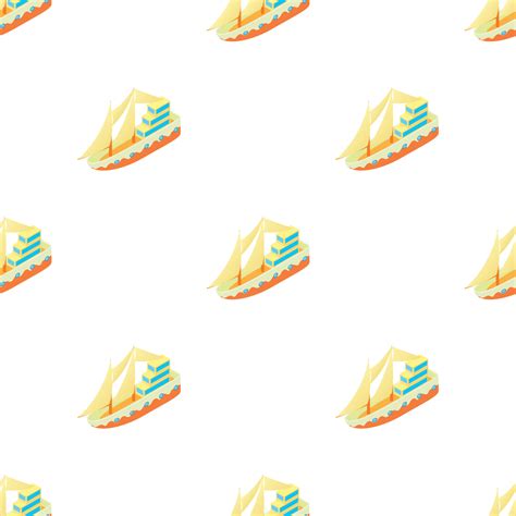 Passenger Ship Pattern Seamless Vector 15032423 Vector Art At Vecteezy