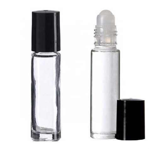 10ml Clear Perfume Glass Roll On Bottle Wholesale Custom Roller Glass