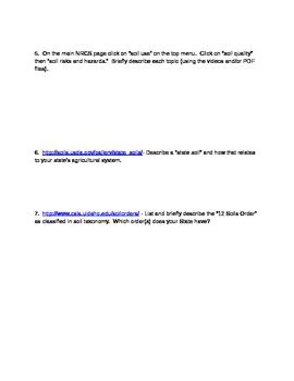 Environmental Science Soils Investigation Lab By AstronomyDad TpT