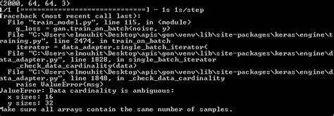 Python Im Having A Hard Time While Conguring A Kerastensorflow