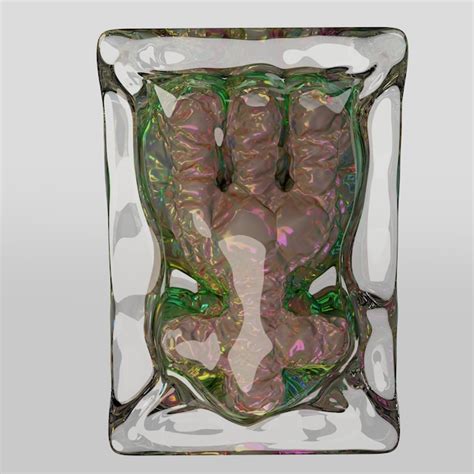 premium psd 3d render wrap plastic shape object