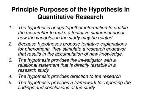 Qualitative Research Hypothesis Examples Methods Of Research