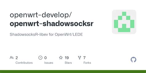 Github Openwrt Develop Openwrt Shadowsocksr Shadowsocksr Libev For Openwrt Lede