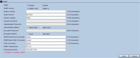 Snmp Configuration On The Rv315w Vpn Router Cisco