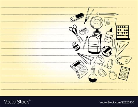 Flat Design Empty Esp Template Royalty Free Vector Image