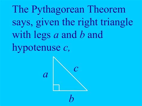 Pythagoras Theorem Ppt
