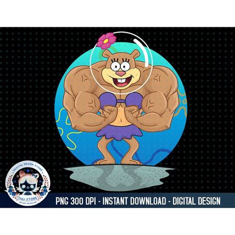 Mademark X Spongebob Squarepants Sandy Cheeks Muscle T Shi Inspire