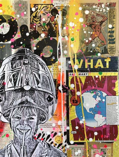 BBF Mixed Media Pop Culture Art Collage By Erika C Brothers Saatchi Art