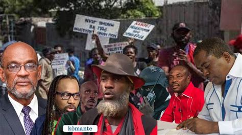 Revolisyon komanse Pèp la pran lari Martelly Ariel Ak Andre Michel