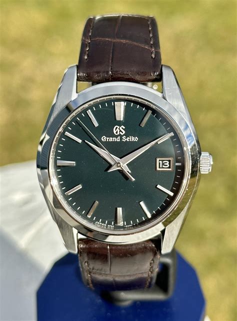 Fs Rare Jdm Grand Seiko Sbgx Dark Teal Dial On Crocodile Strap With Deployant Watchuseek