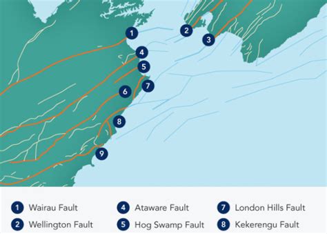 Marlborough Cook Strait Faults Gns Science Te Pῡ Ao