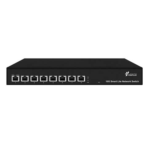 8 Port Full 10g Switch Web Managed Network Switch Smart Lite 10g Network Switch And 8 Ports