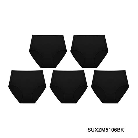 Sabina กางเกงชั้นใน Set 5 ชิ้น รุ่น Panty Zone รหัส Suxzm5106 สีดำ