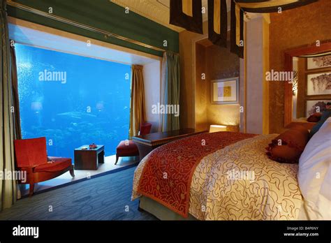Underwater Hotel Room At Night