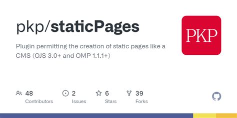 Staticpages · Workflow Runs · Pkpstaticpages · Github