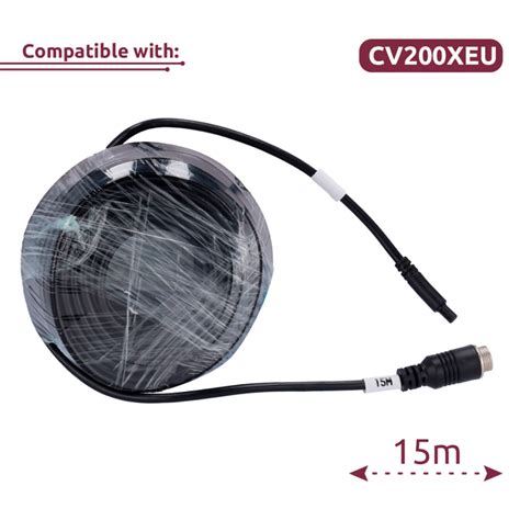 Queclink Ql Cam Ext Cable A2b 15m Cable Extensor Para Cámara A2b 15m Longitud 15m