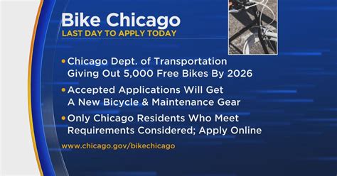 Applications For Chicagos Free Bike Program Due Tonight Cbs Chicago