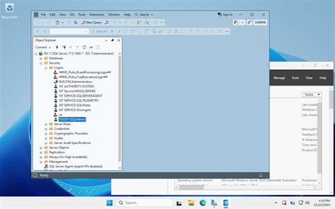Windows Server 2025 Sql Server 2025 リモートホストから接続 Windows 認証 Server World