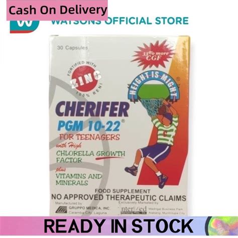 Cherifer Pgm 10 22 With Zinc Capsule Sold Per Capsule Lazada Ph
