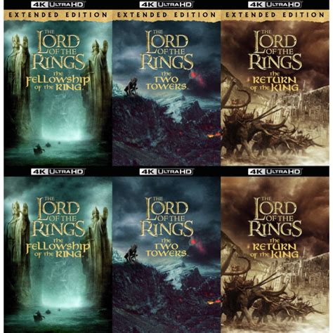 The Lord Of The Rings Trilogy 4k Extended Theatrical Editions