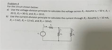answered problem 4 for the circuit shown below … bartleby