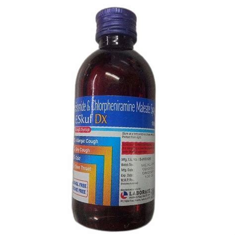 Eskuf Dx Cough Syrup 60 Ml At ₹ 20bottle In Cuttack Id 2850311410288