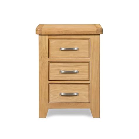 Sutton Oak 3 Drawer Locker Homemakers