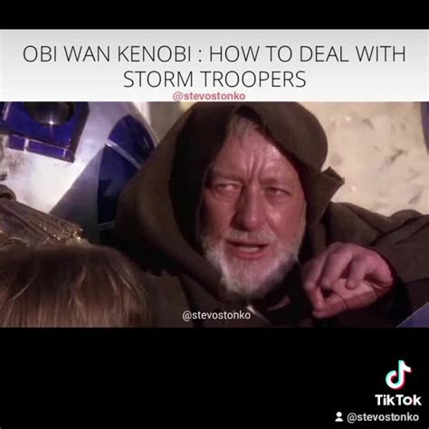 My Version Of The Star Wars Scene These Arent The Droids You Are