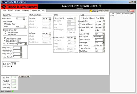Changing Fine Mixer Settings On DAC34SH84EVM Data Converters Forum Data Converters TI E2E