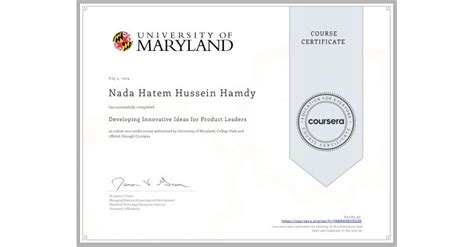 Nada Hamdy On Linkedin Completion Certificate For Developing