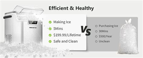 Keenstar Nugget Countertop Ice Maker With Soft Chewable Ice