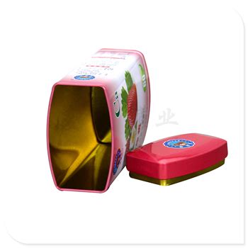 糖果片铁盒 定做草莓味糖果片铁罐 保健品包装盒 草莓味糖果片包装盒 保健品铁盒子 糖果片铁罐定做
