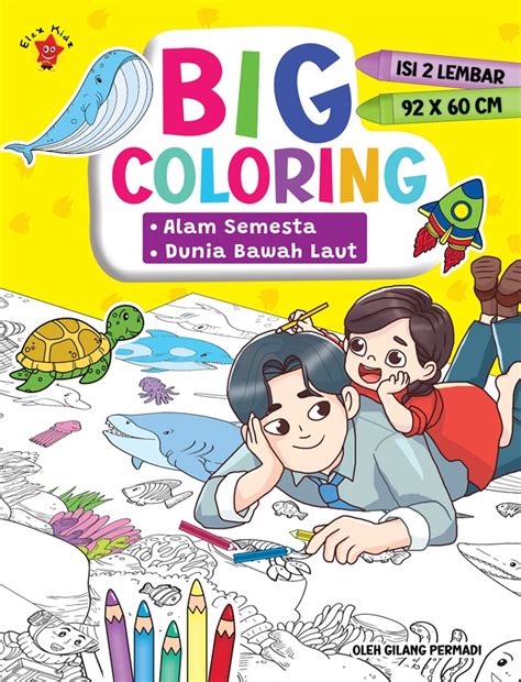 Jual Buku Big Coloring Alam Semesta Dunia Bawah Laut Karya Gilang